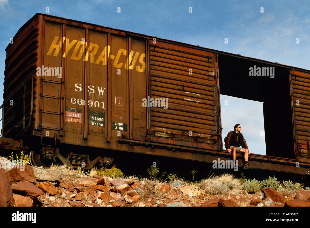 Boxcar hobo hi-res stock photography and images - Alamy