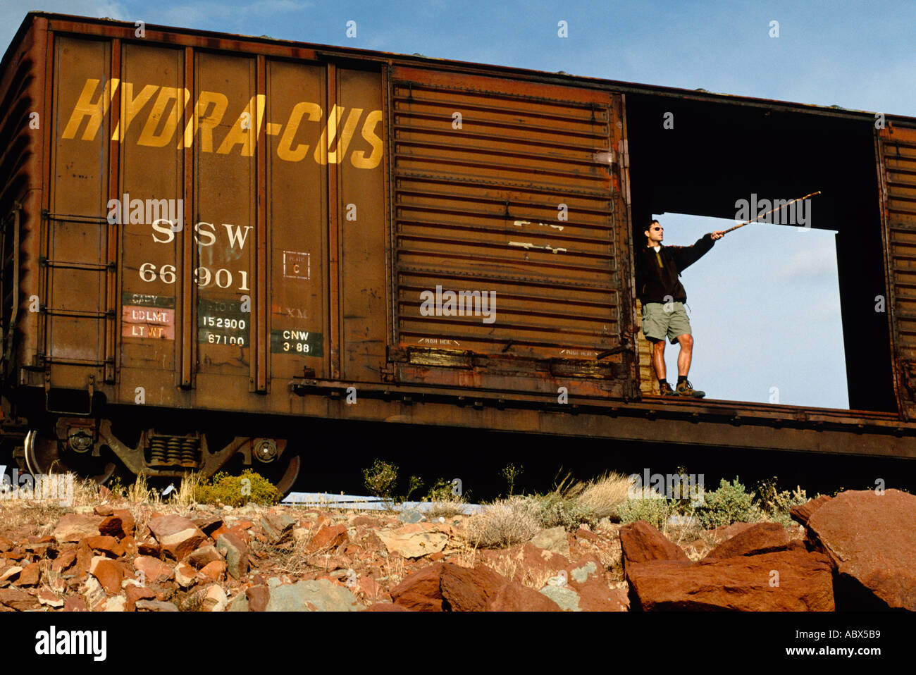 Boxcar hobo hi-res stock photography and images - Alamy