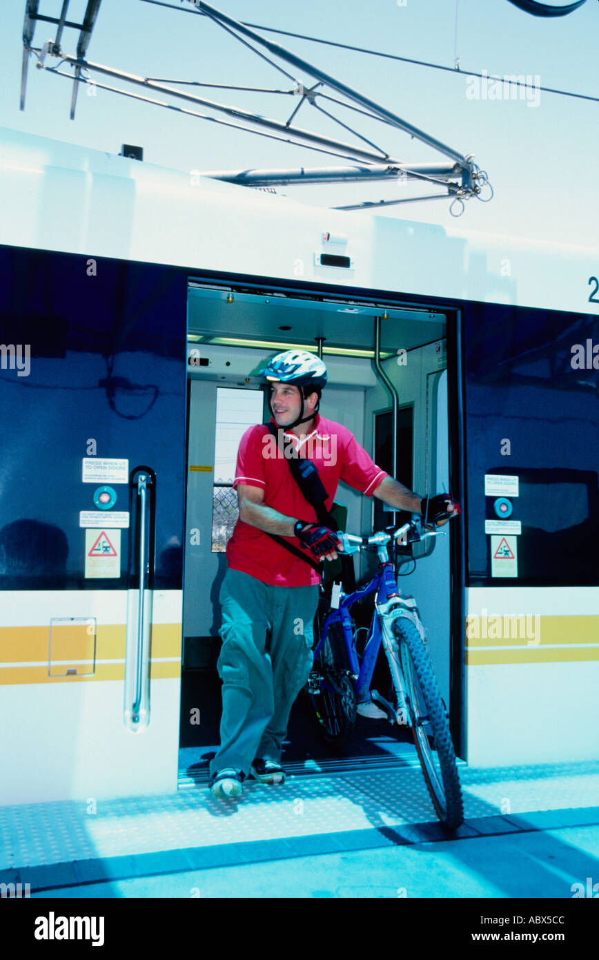 Taking bike on a train hi-res stock photography and images - Alamy