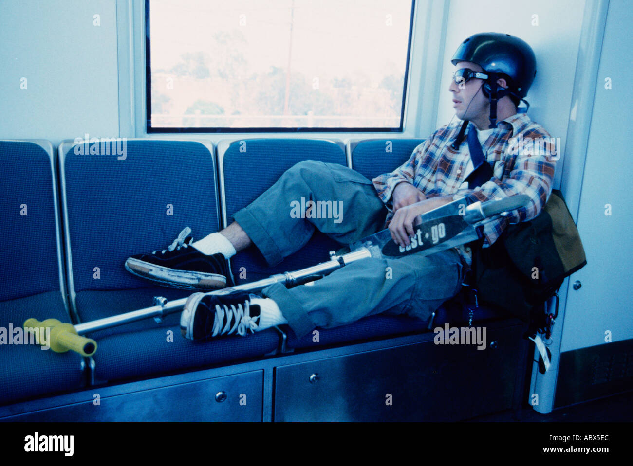 Punk on train hi-res stock photography and images - Alamy