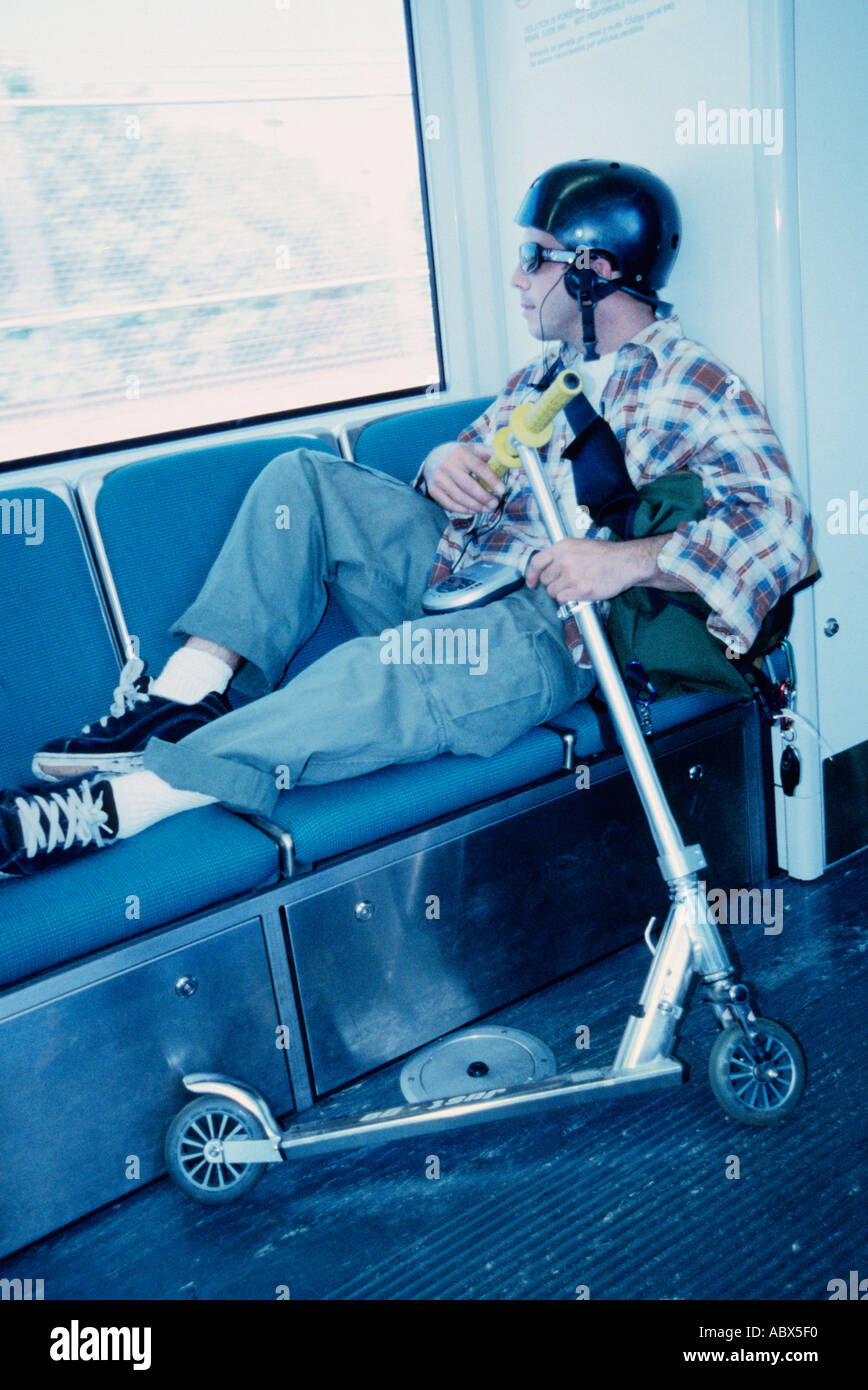 Punk on train hi-res stock photography and images - Alamy