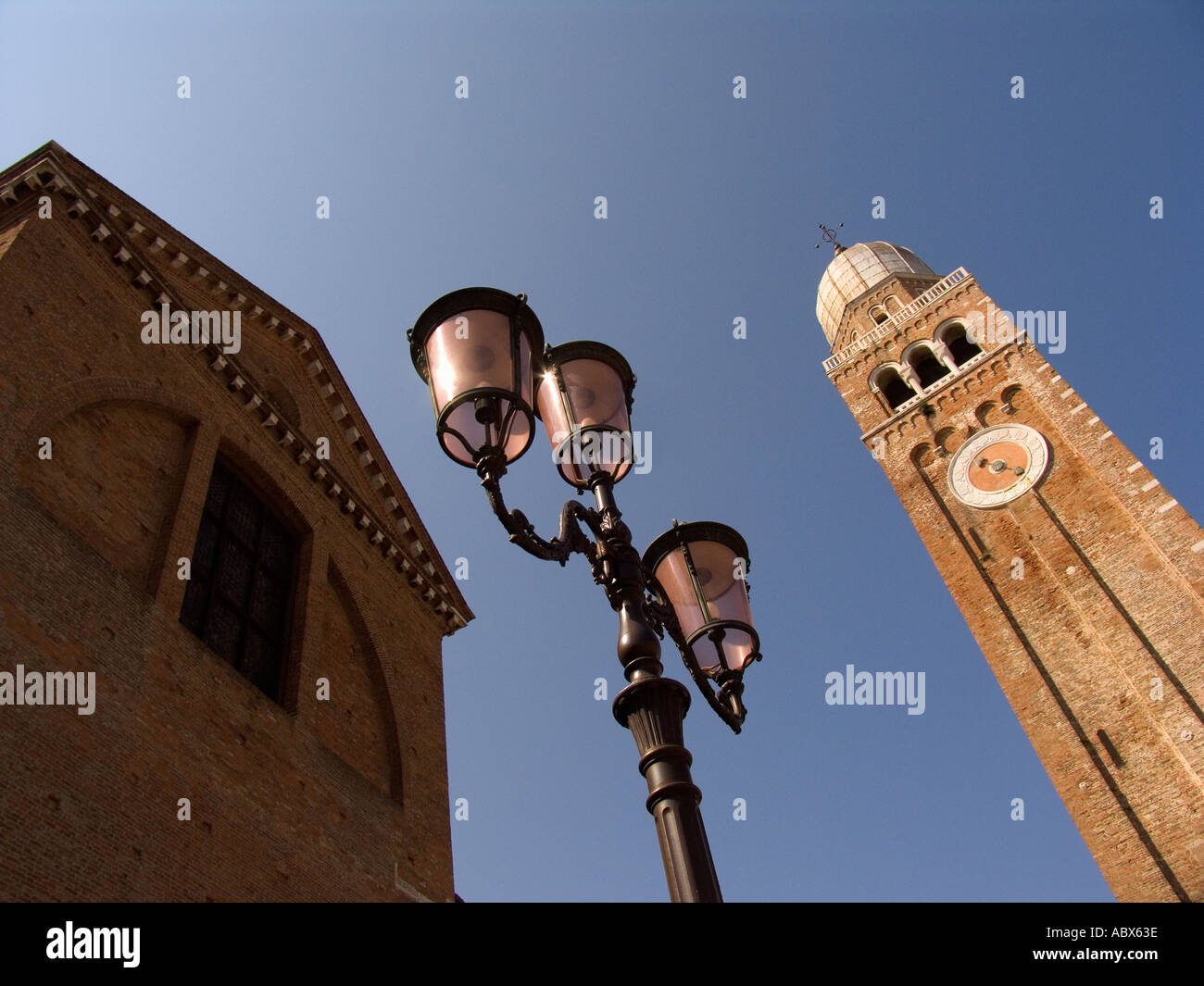 Romanesque style Clock Tower Chiesa Catterdrale Saint Maria Assunta Di ...