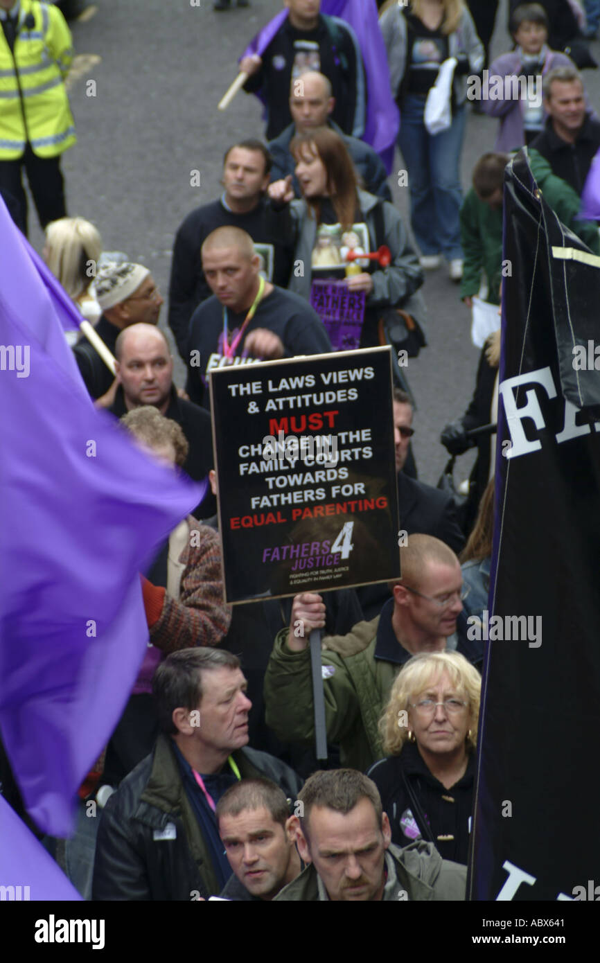 Fathers 4 Justice The Rising a protest rally in London held October ...