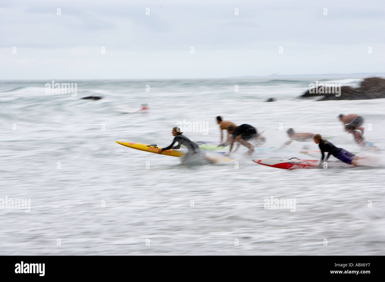 Surf lifesaving competition hi-res stock photography and images - Alamy