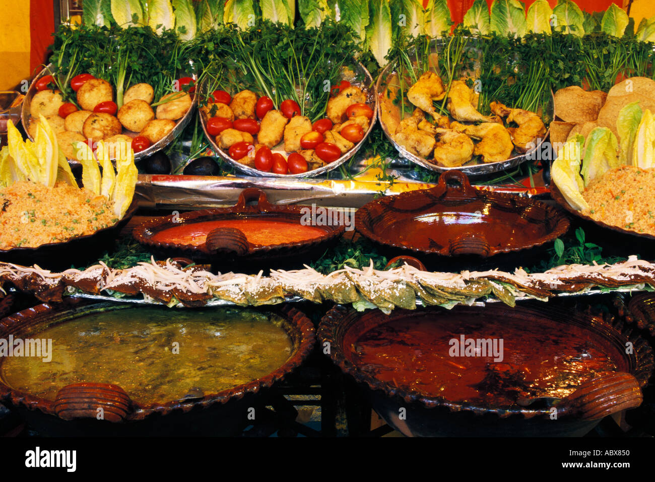 Display mexican food stall hi-res stock photography and images - Alamy