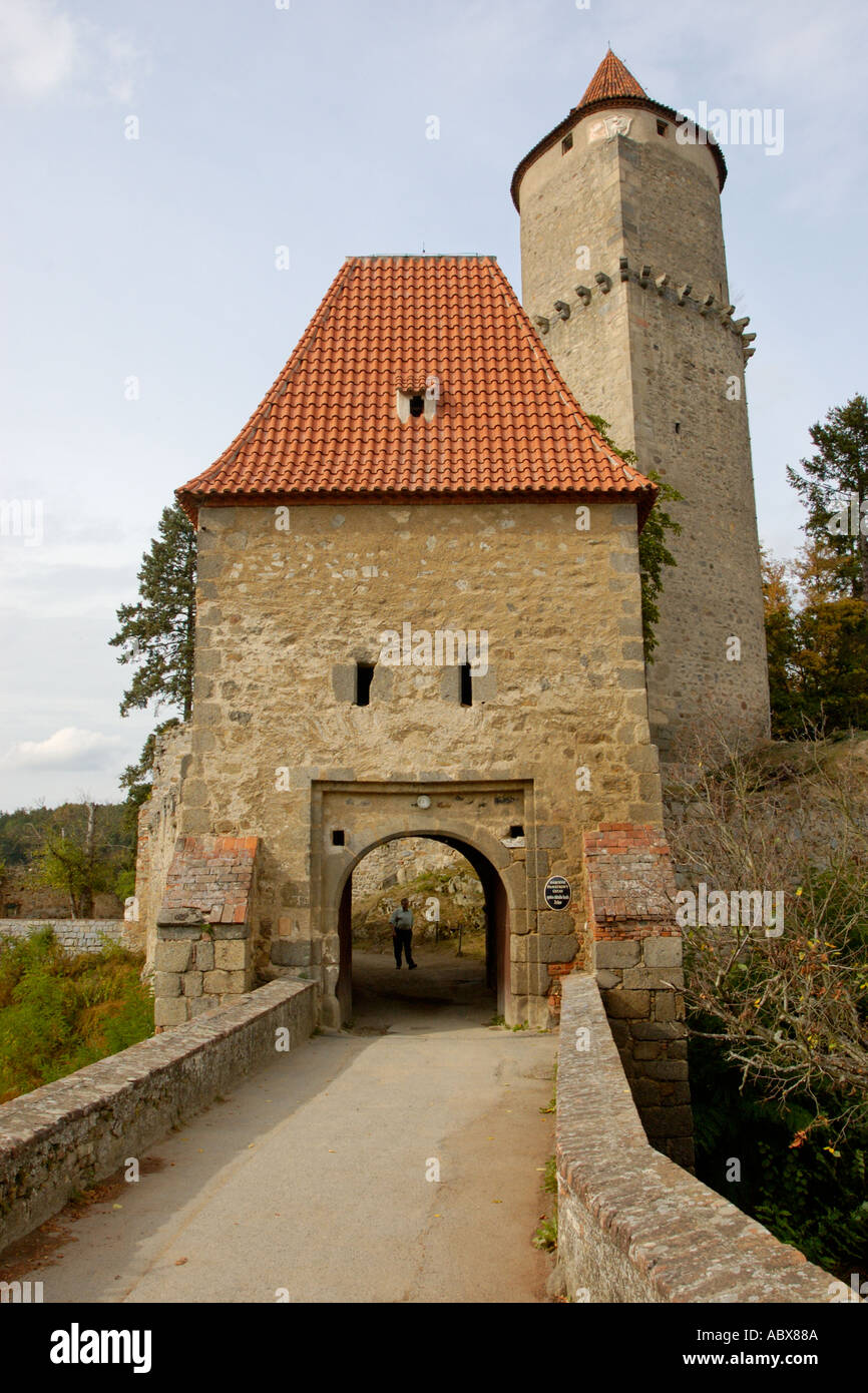 Czech Republic, Zvikov, Zvikov castle Stock Photo - Alamy