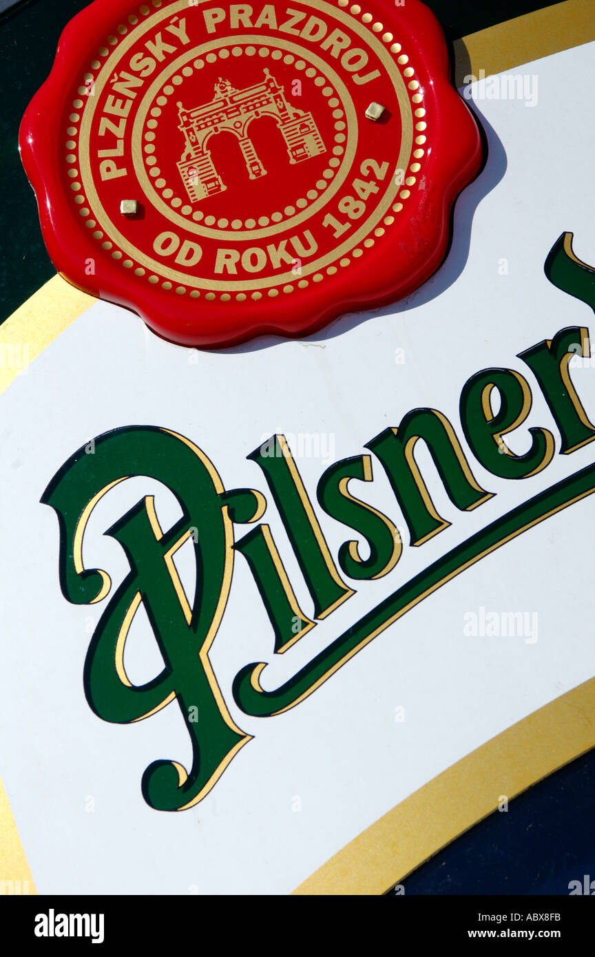 Czech Republic, Czech, Pilsner beer Stock Photo - Alamy