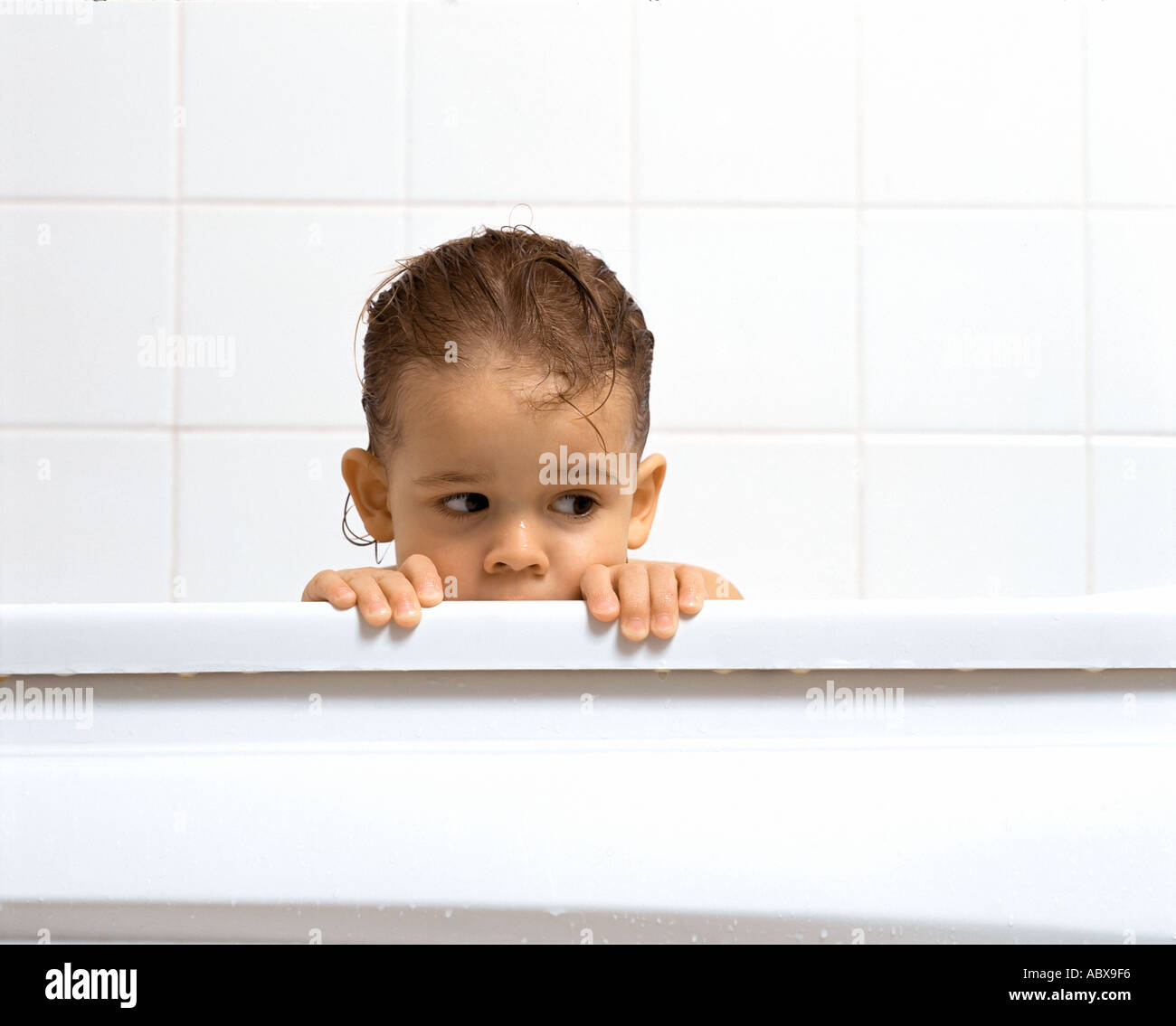 Young boy having a bath Stock Photo - Alamy