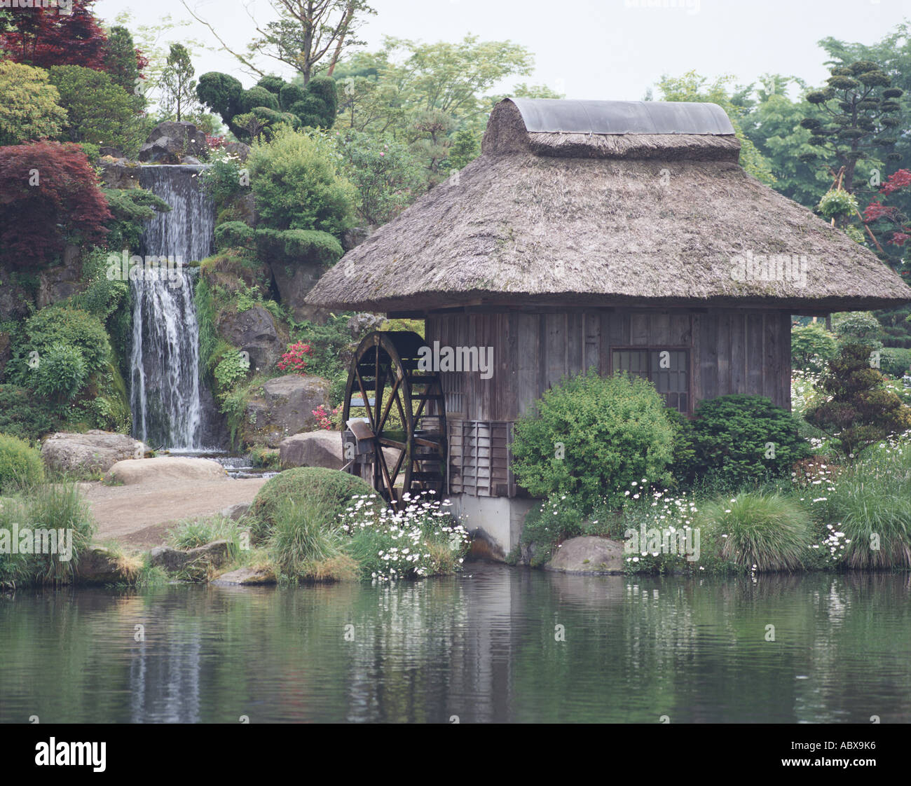 Water Wheel House Stock Photo - Alamy
