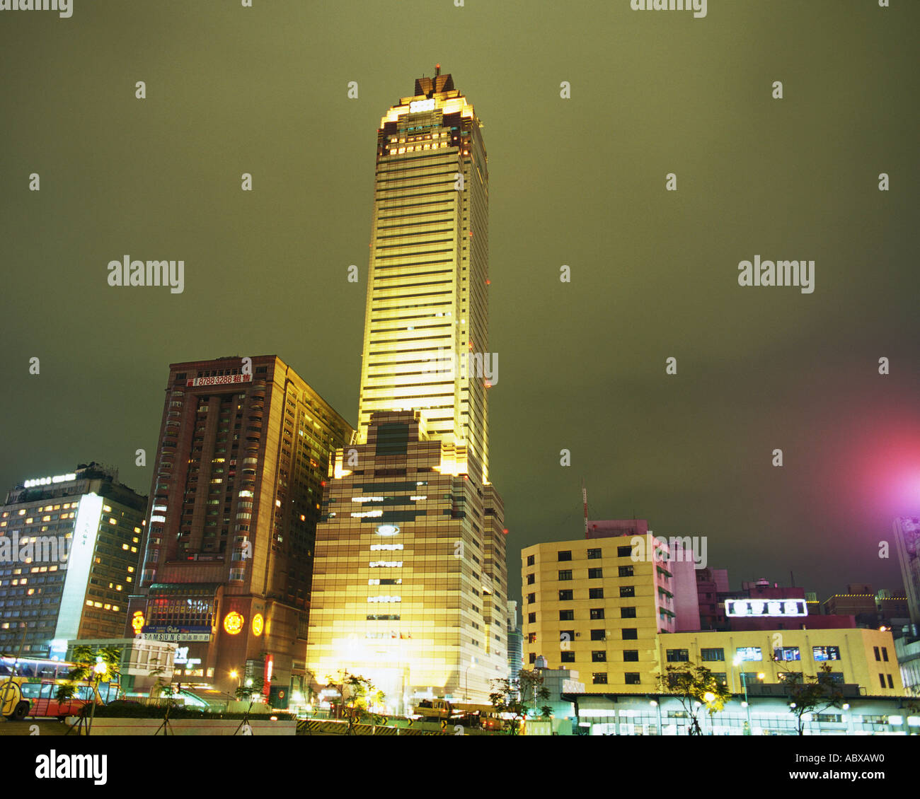 High Building in Taipei Taiwan Stock Photo - Alamy