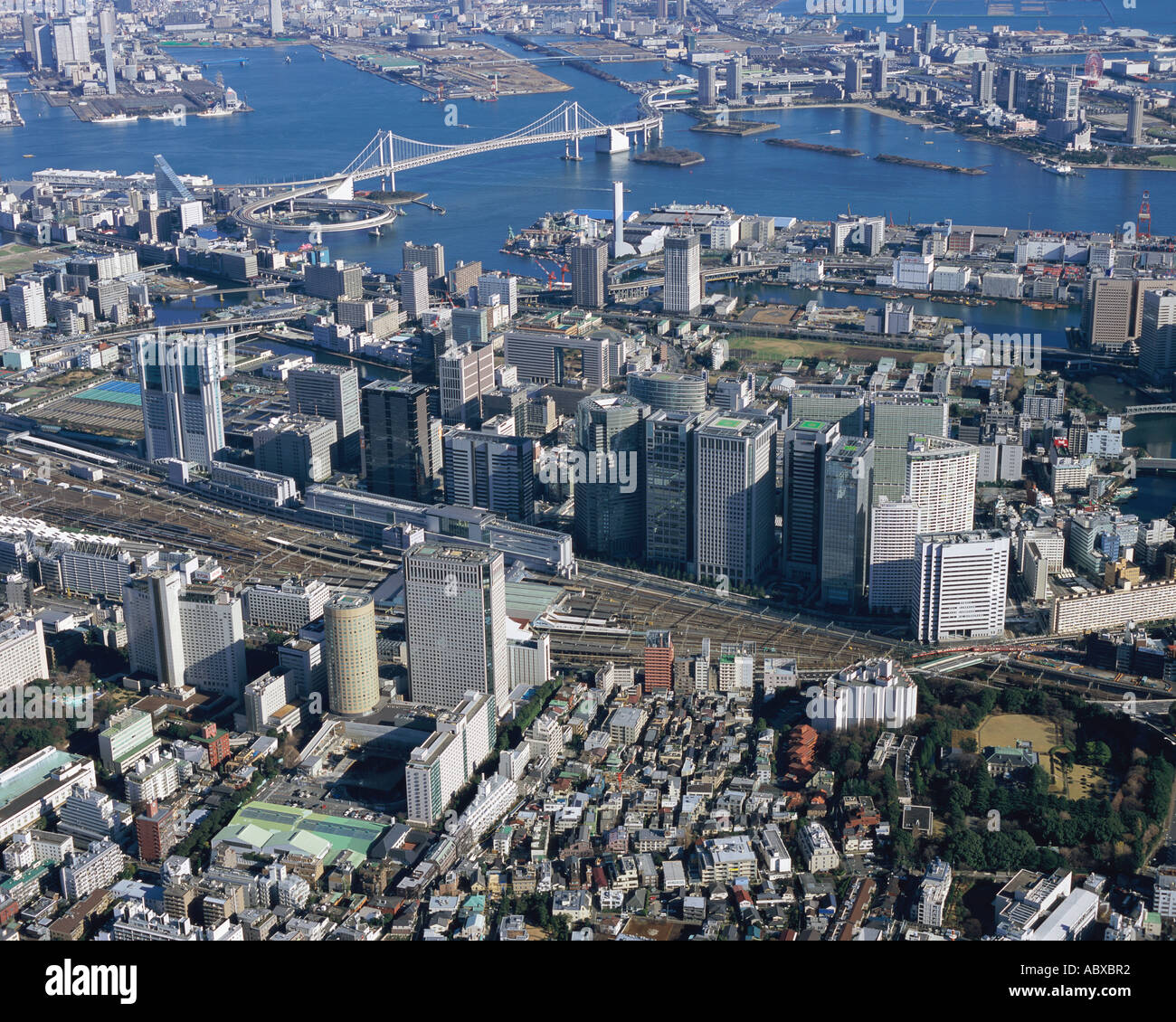 Aerial view of Tokyo Japan Stock Photo - Alamy