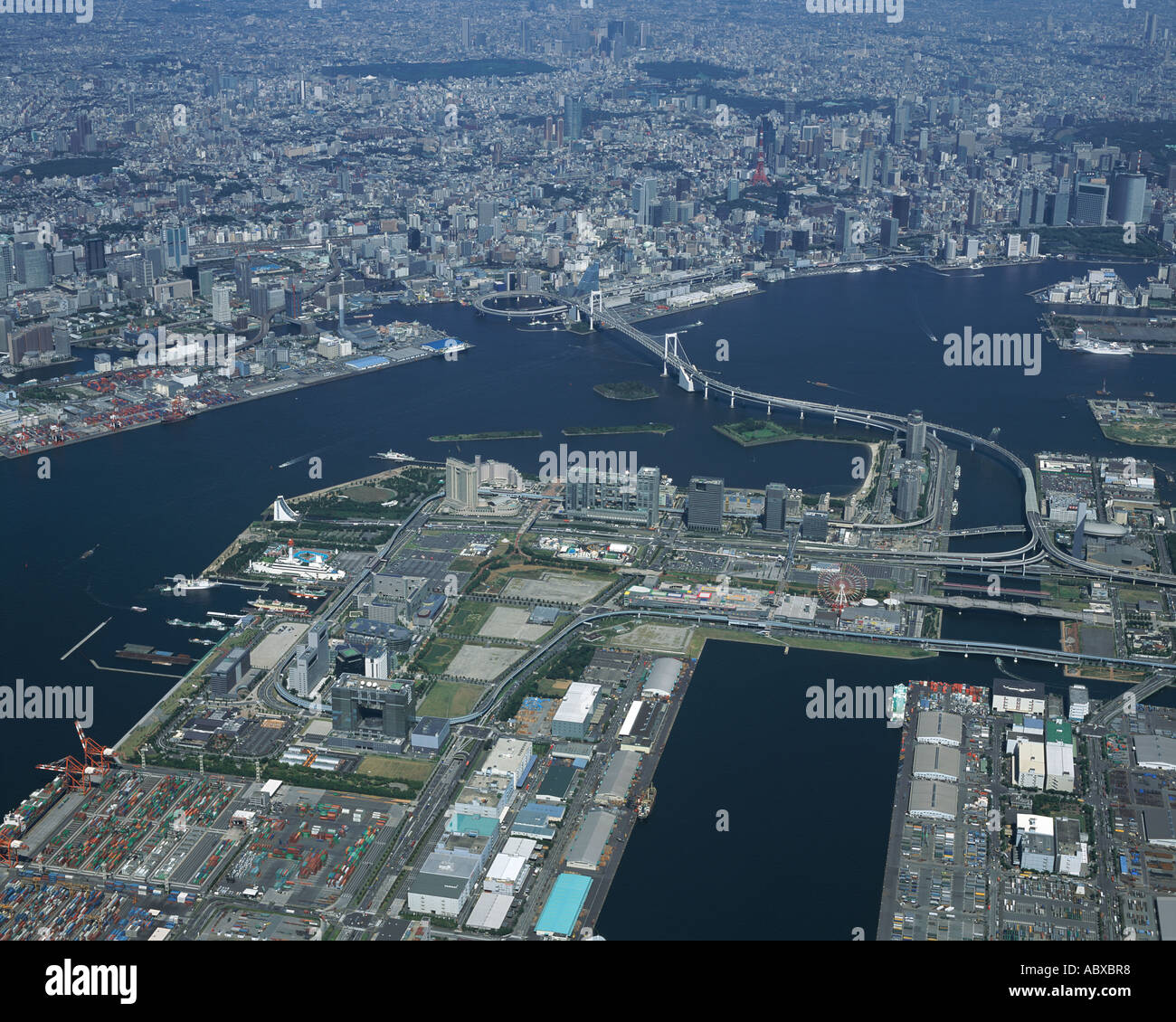 Aerial view of Tokyo Japan Stock Photo - Alamy