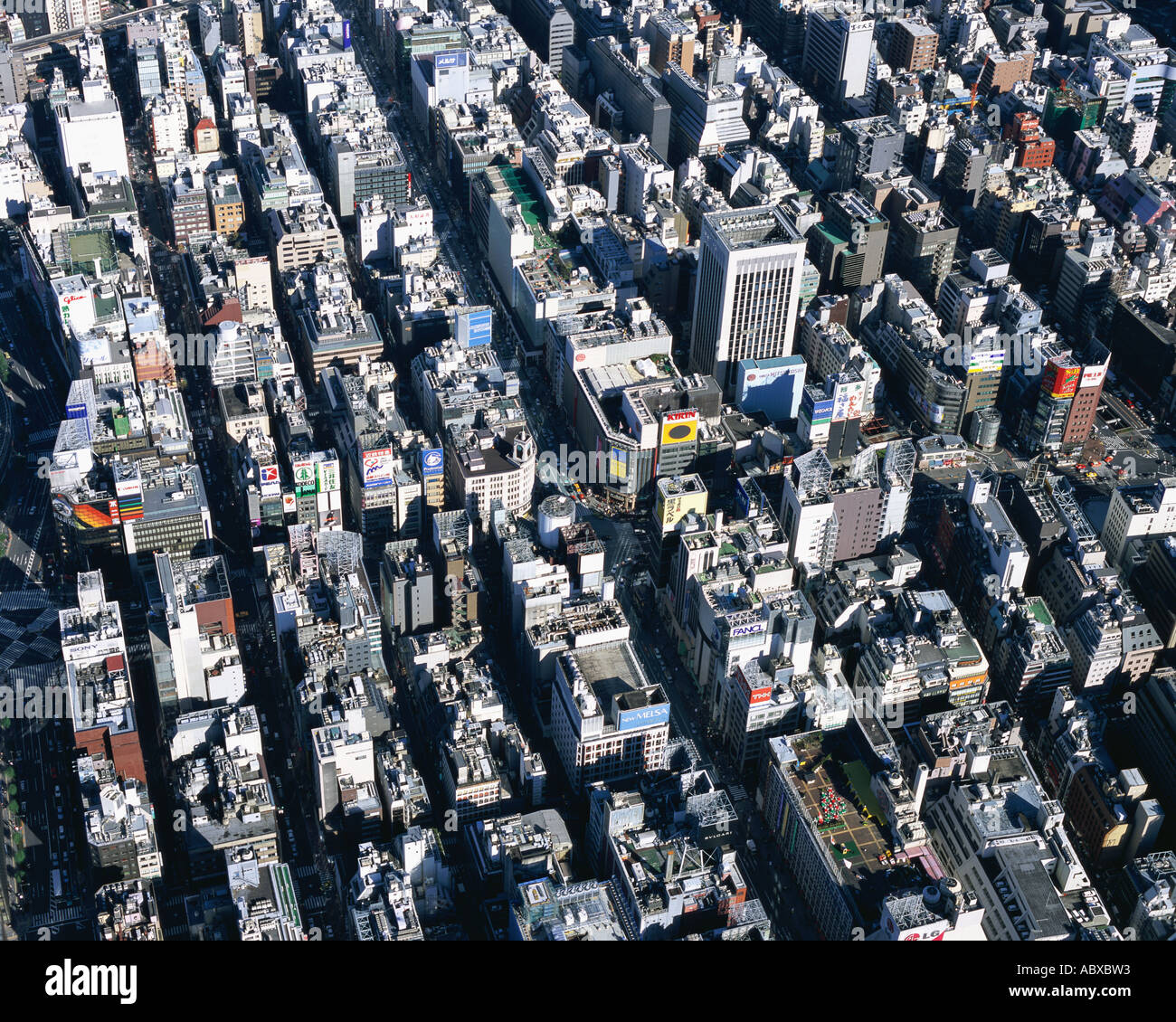 Aerial view of Tokyo Japan Stock Photo - Alamy
