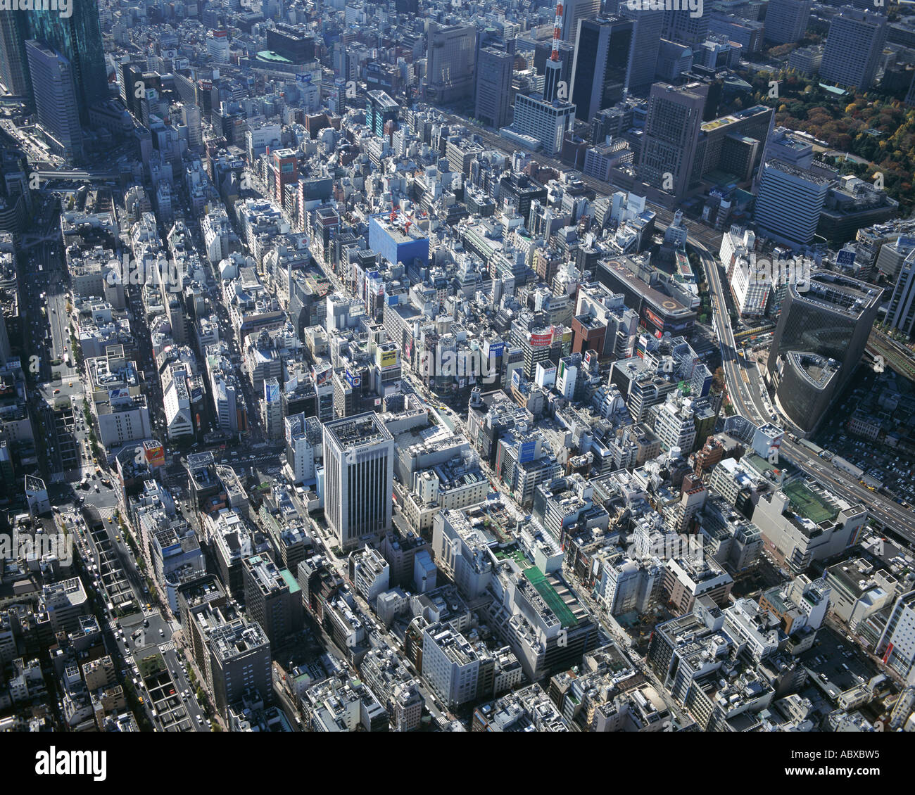 Aerial view of Tokyo Japan Stock Photo - Alamy