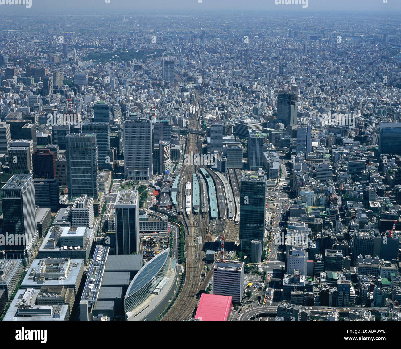 Aerial view of Tokyo Japan Stock Photo - Alamy