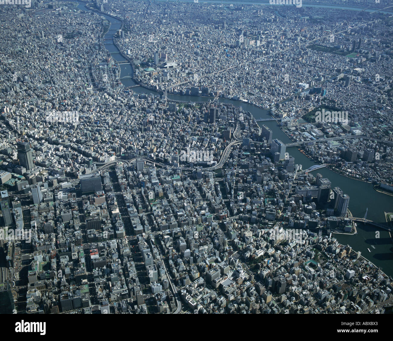 Aerial view of Tokyo Japan Stock Photo - Alamy