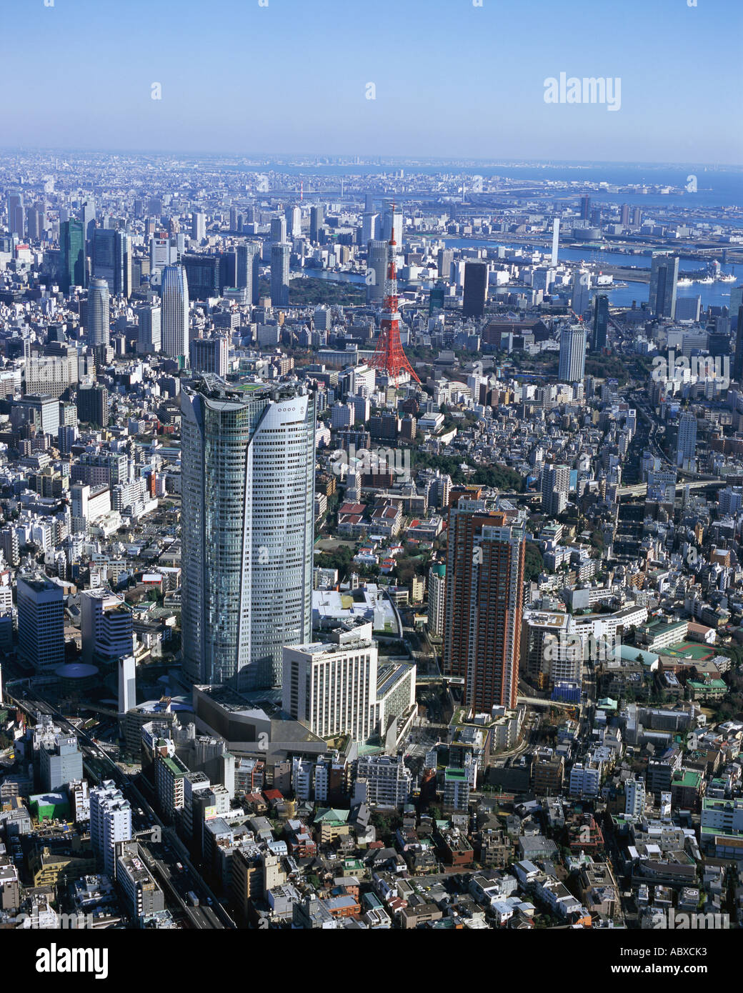 Aerial view of Tokyo Japan Stock Photo - Alamy