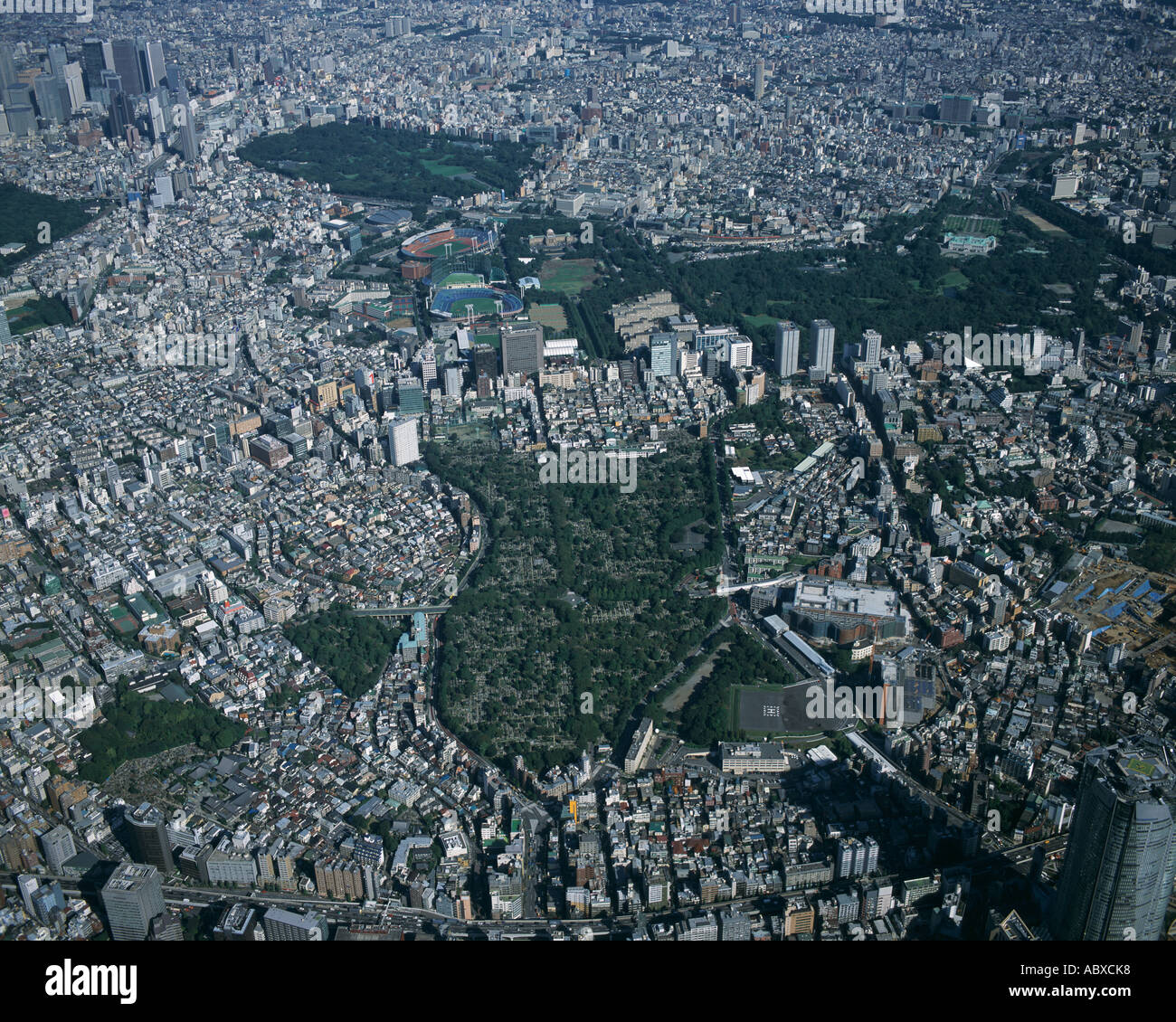 Aerial view of Tokyo Japan Stock Photo - Alamy