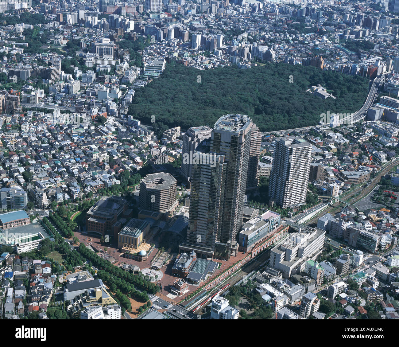 Aerial view of Tokyo Japan Stock Photo - Alamy