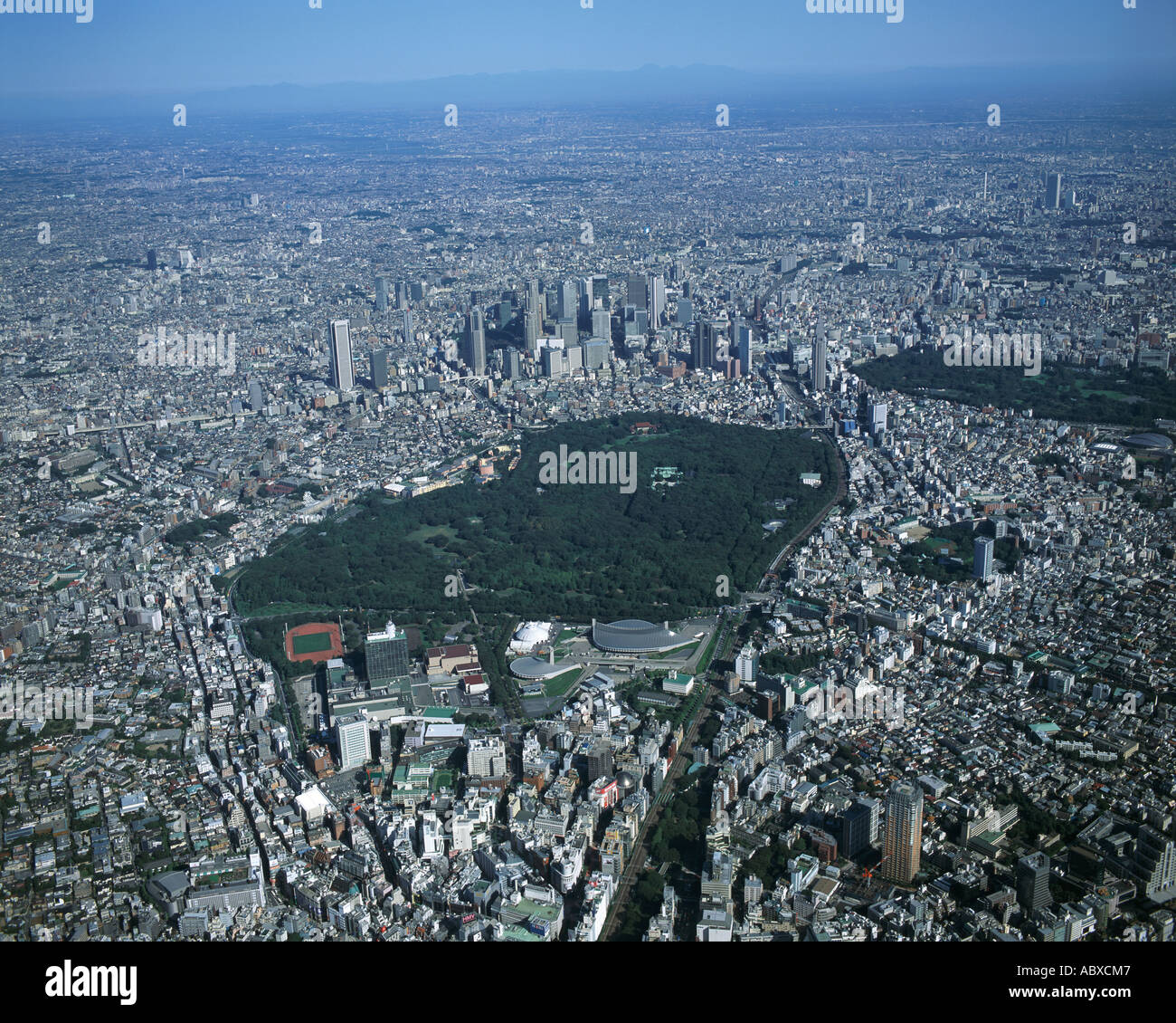Yoyogi park tokyo aerial hi-res stock photography and images - Alamy