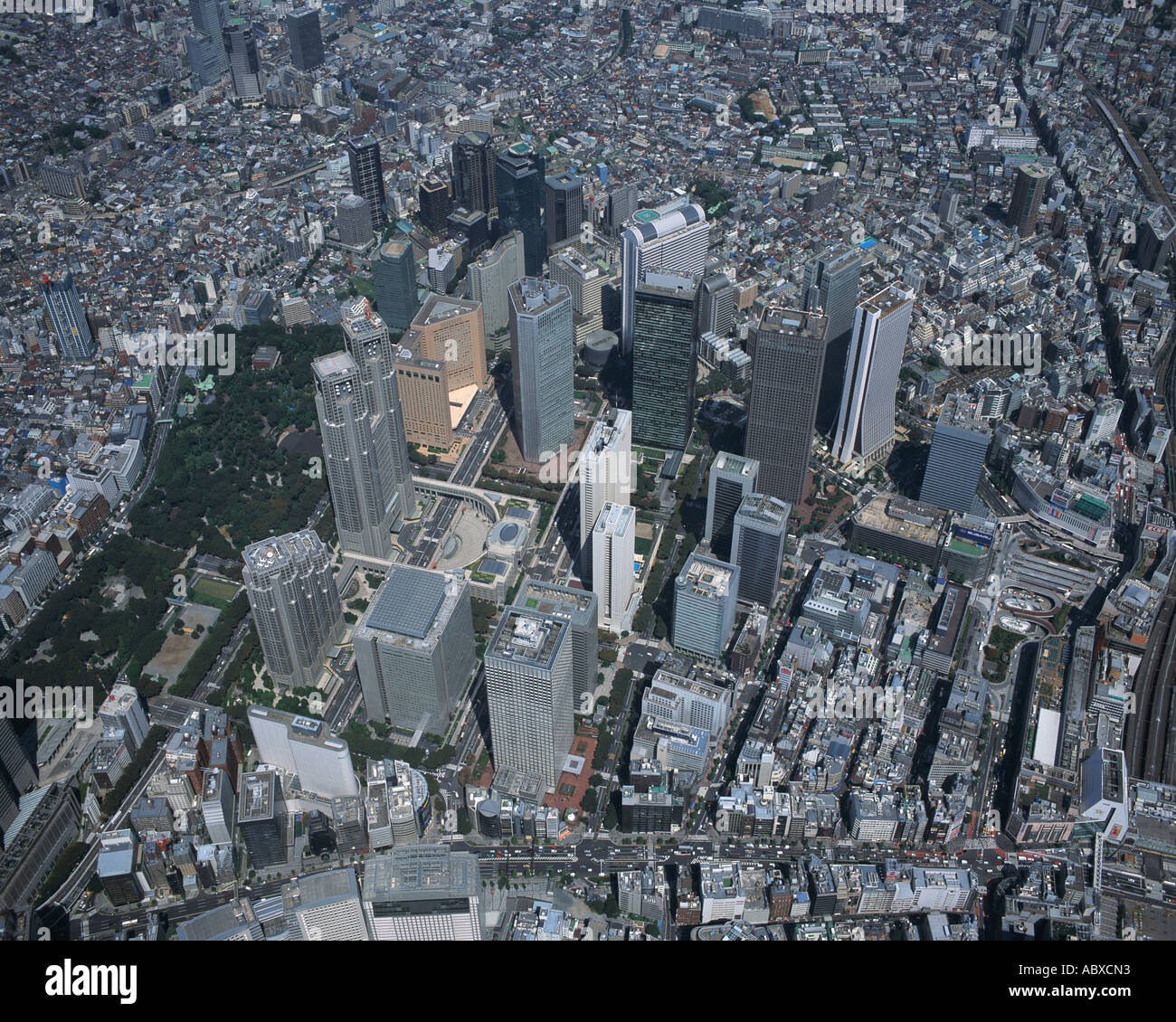 Aerial view of Tokyo Japan Stock Photo - Alamy
