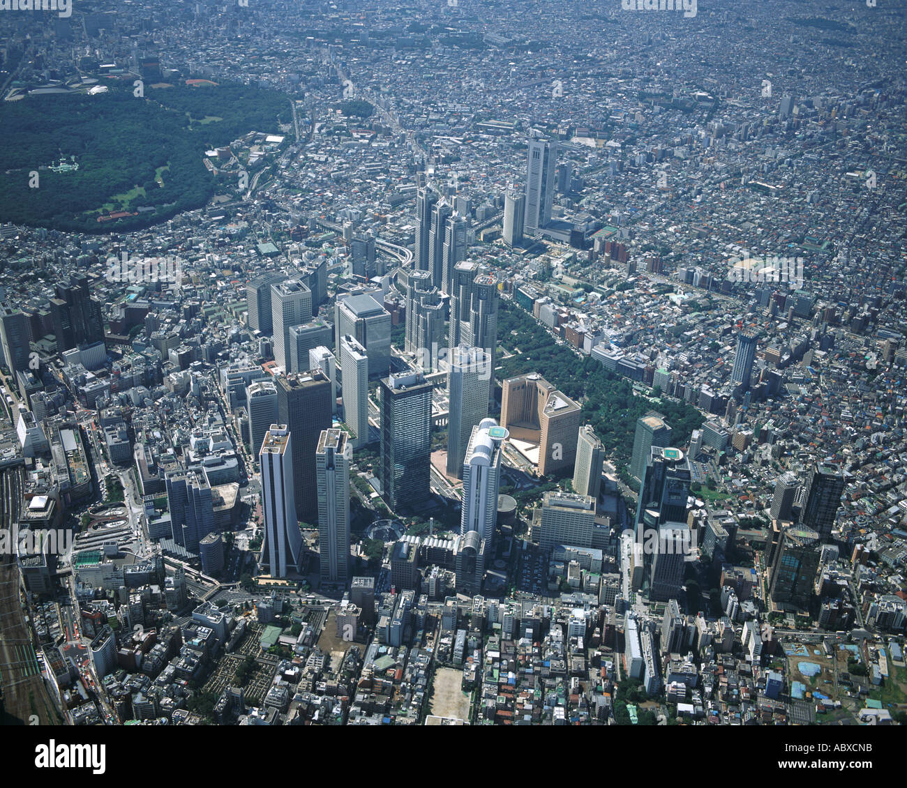 Aerial view of Tokyo Japan Stock Photo - Alamy