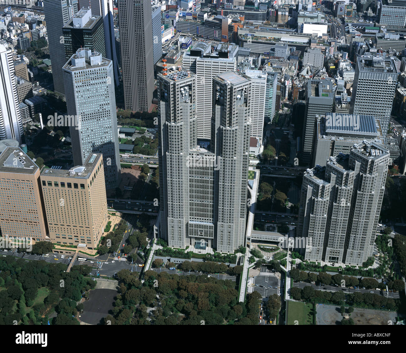 Aerial view of Tokyo Japan Stock Photo - Alamy