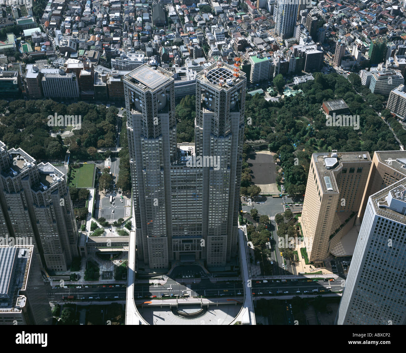 Aerial view of Tokyo Japan Stock Photo - Alamy