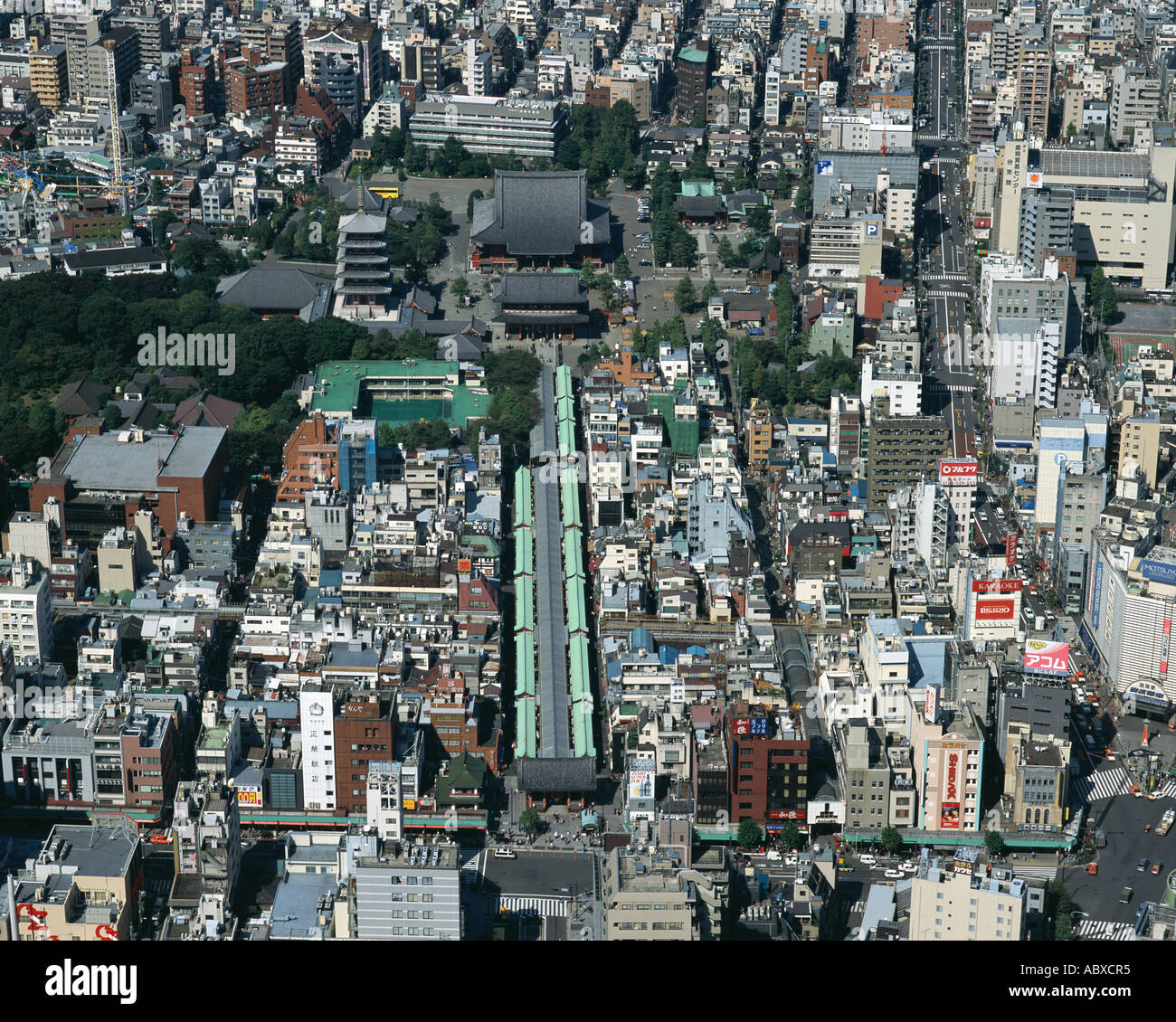 Aerial view of Tokyo Japan Stock Photo - Alamy