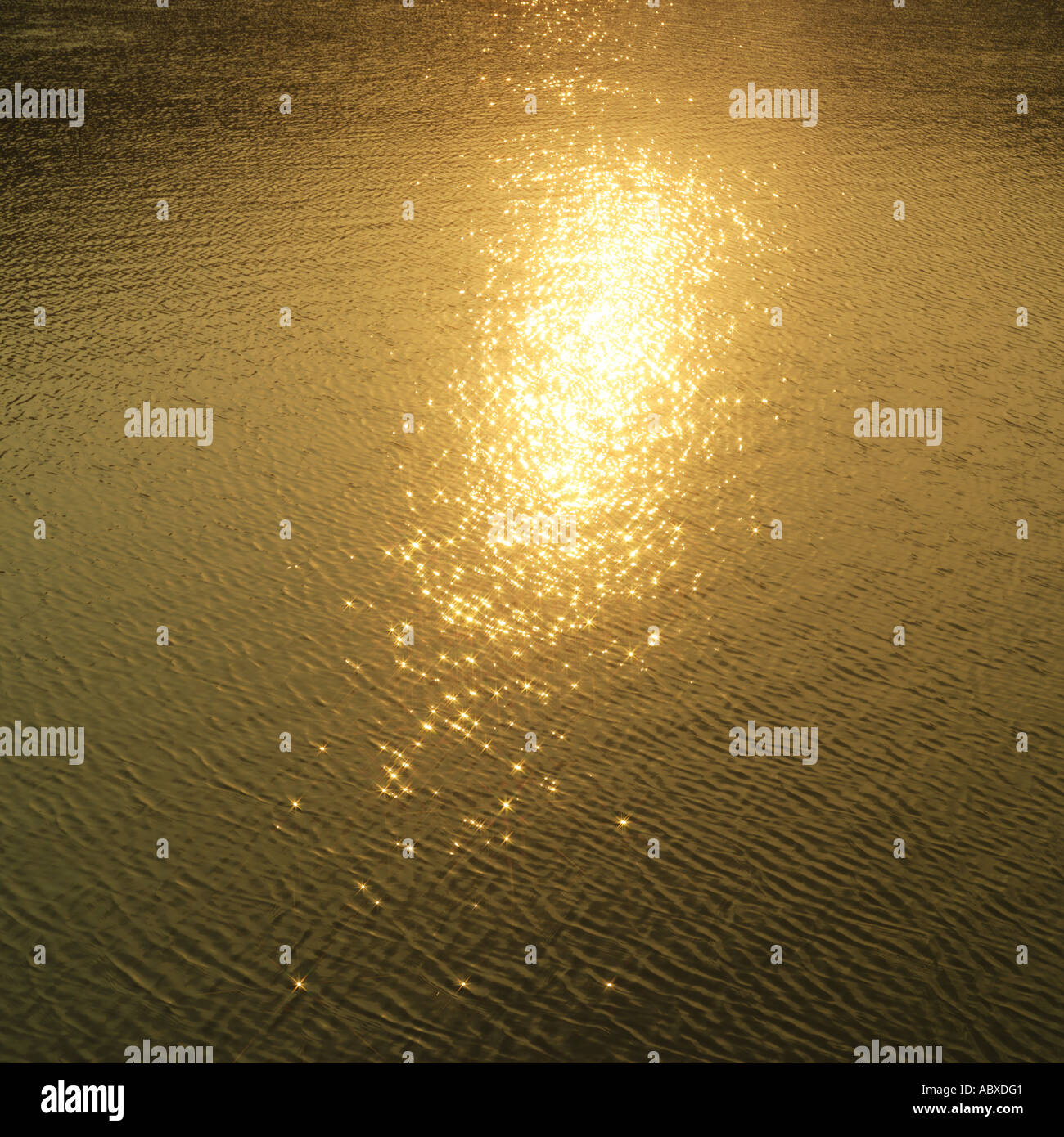 Sunlight reflected on water surface Stock Photo - Alamy