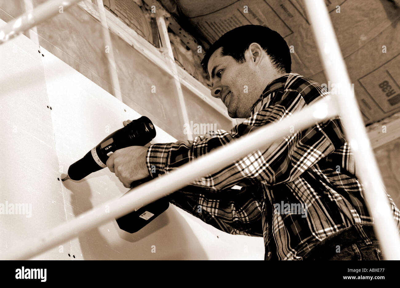Drywalling hi-res stock photography and images - Alamy