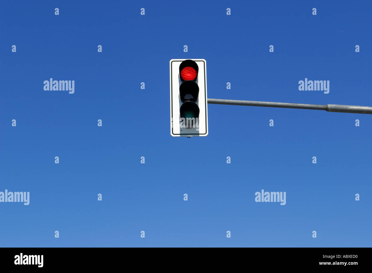 Red robot traffic light hi-res stock photography and images - Alamy