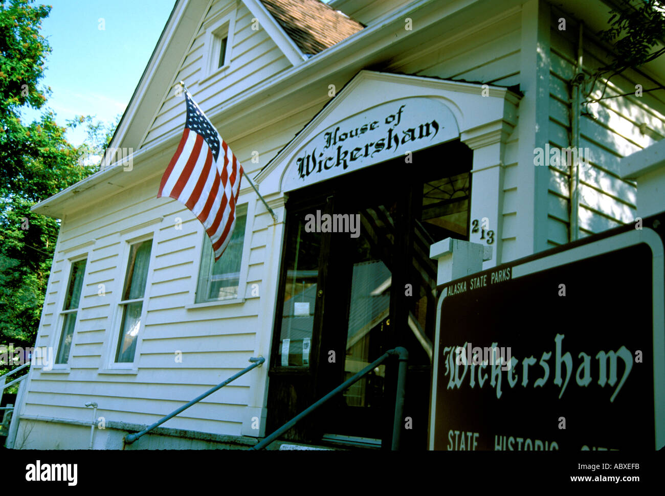 historic house Wickersham Juneau alaska AK Stock Photo - Alamy