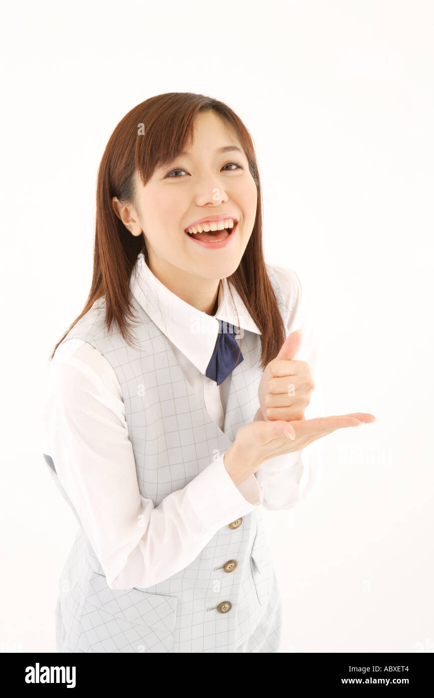 A woman in formal attire having an inspiration Stock Photo - Alamy