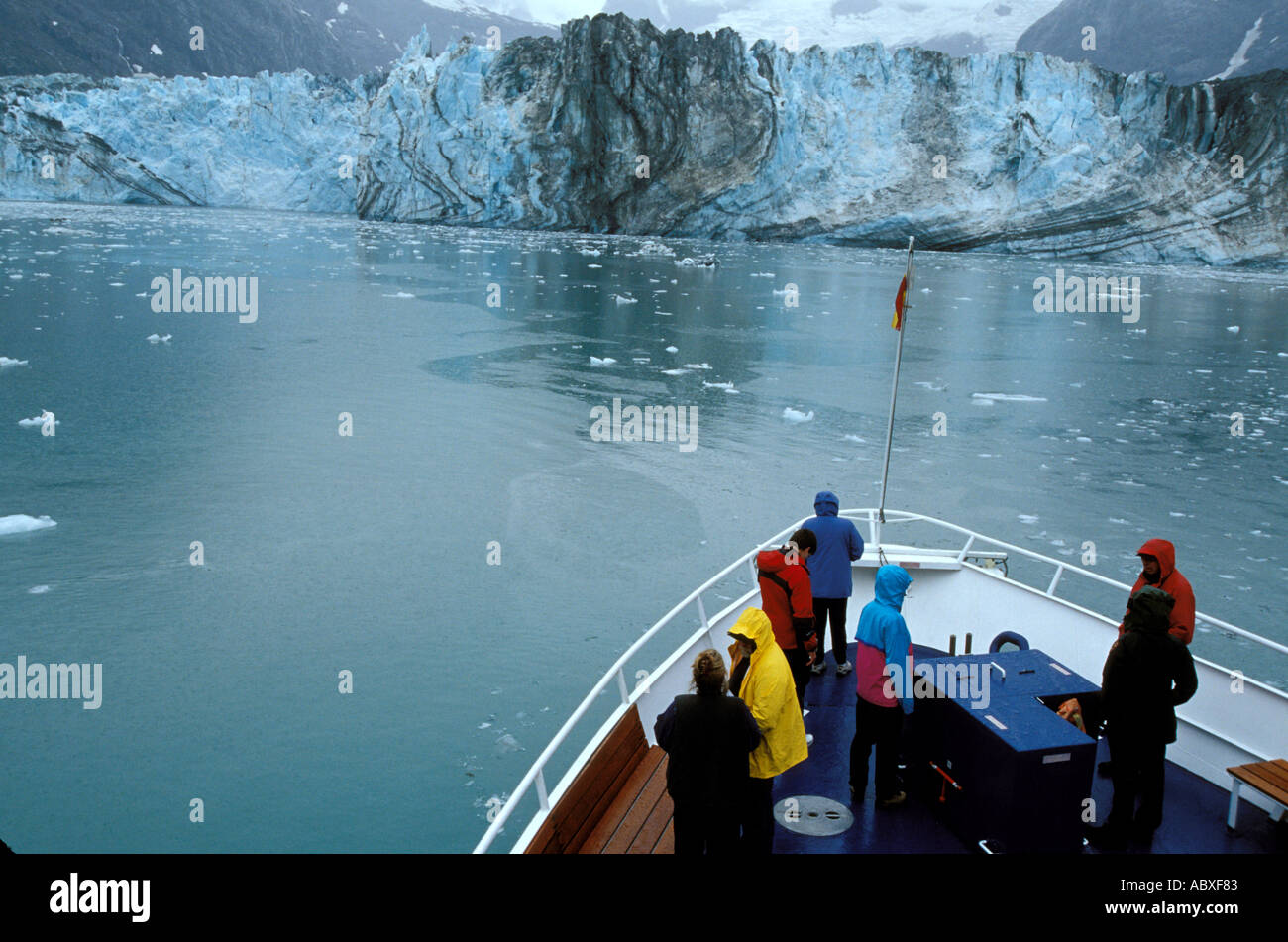 Glacier Bay National Park at Johns Hopkins Glacier Alaska AK SS Spirit ...