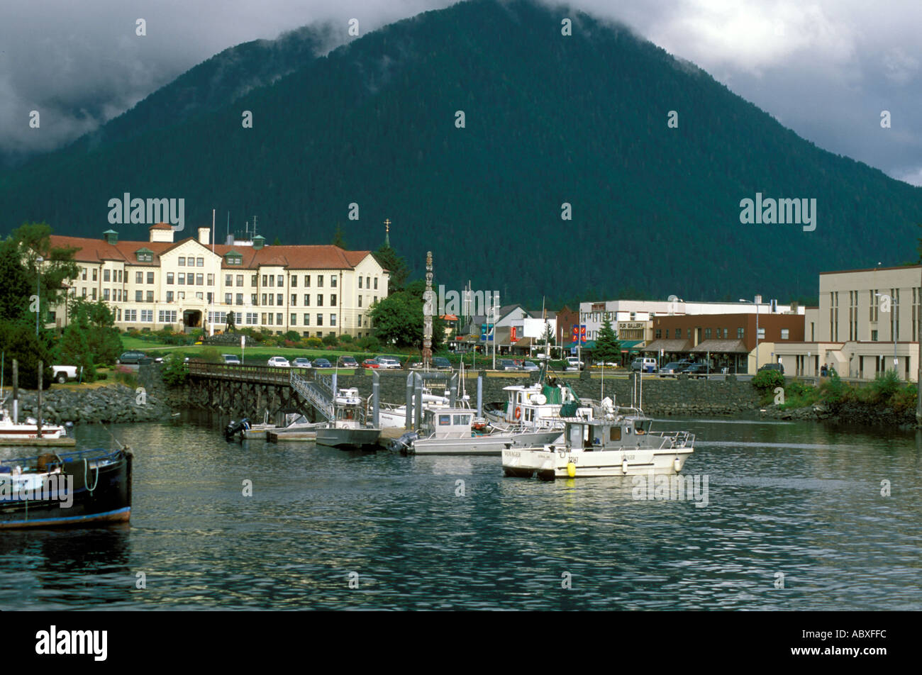 Alaska sitka boats harbor hi-res stock photography and images - Alamy