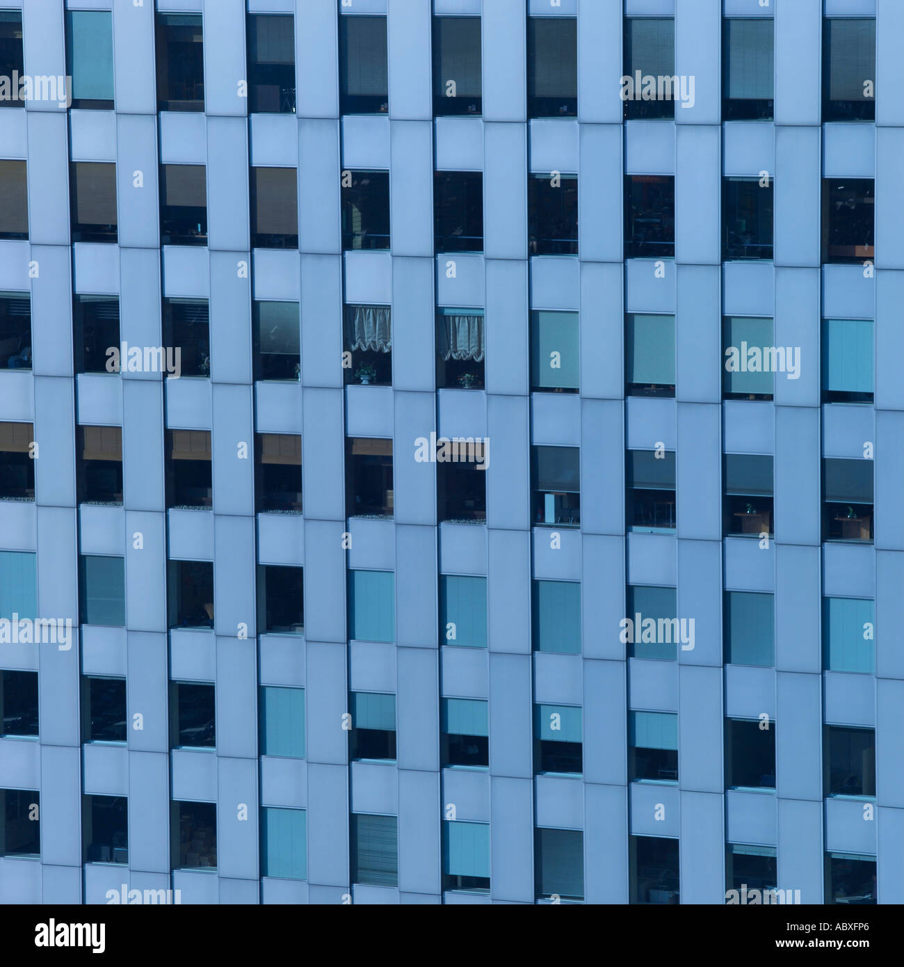 Windows of office building in Shinjuku Tokyo Japan Stock Photo - Alamy