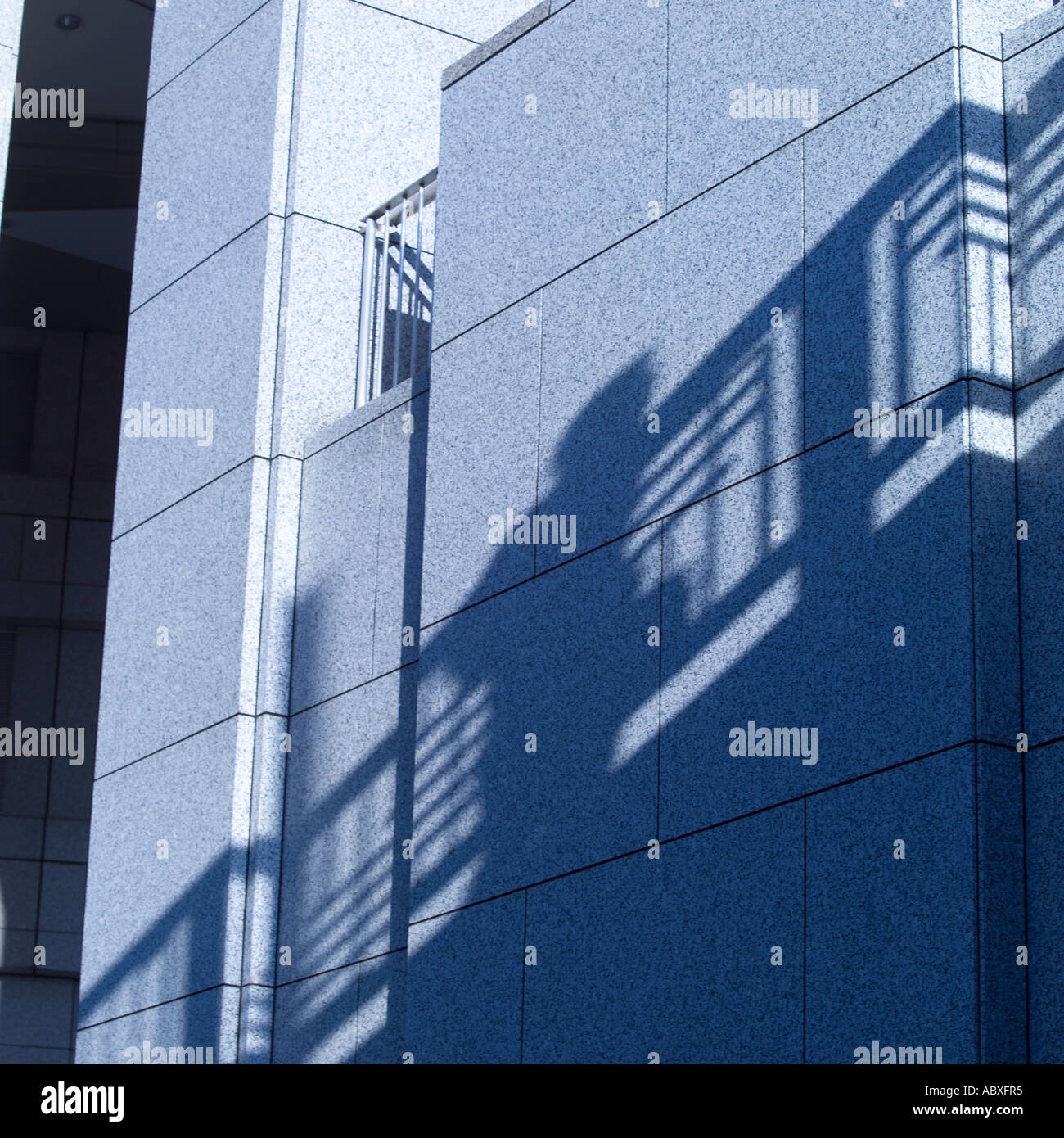 Shadow on building exterior Stock Photo - Alamy
