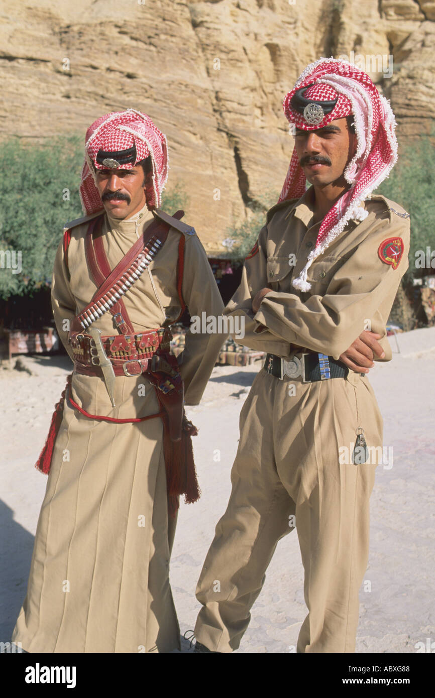 Jordan Petra Desert Patrol Stock Photo - Alamy