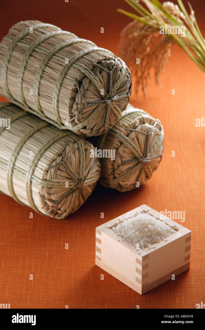 Bale of rice Stock Photo - Alamy
