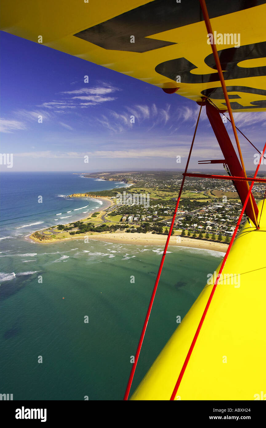 Tiger Moth Biplane Torquay Victoria Australia Stock Photo - Alamy