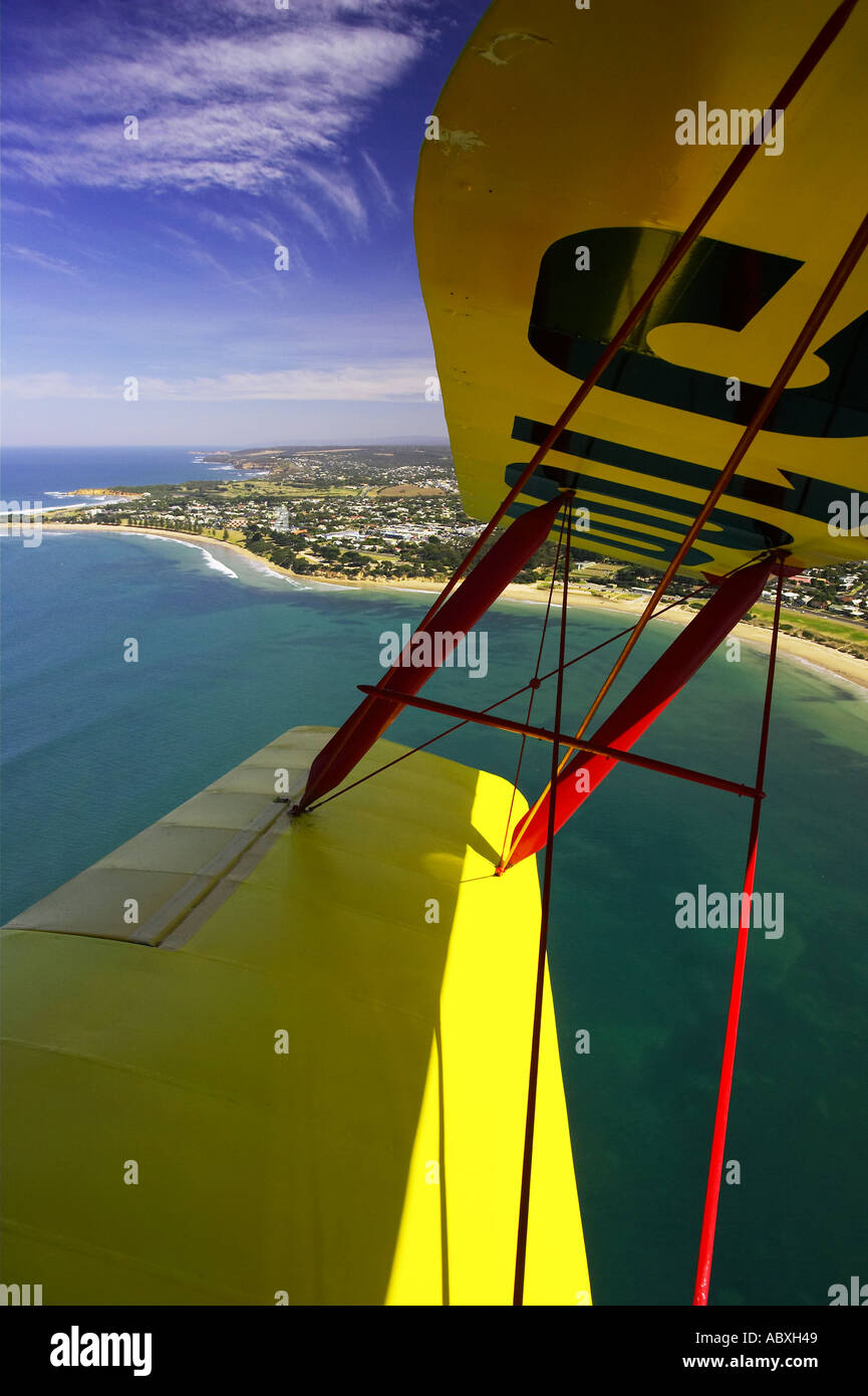 Tiger Moth Biplane Torquay Victoria Australia Stock Photo - Alamy
