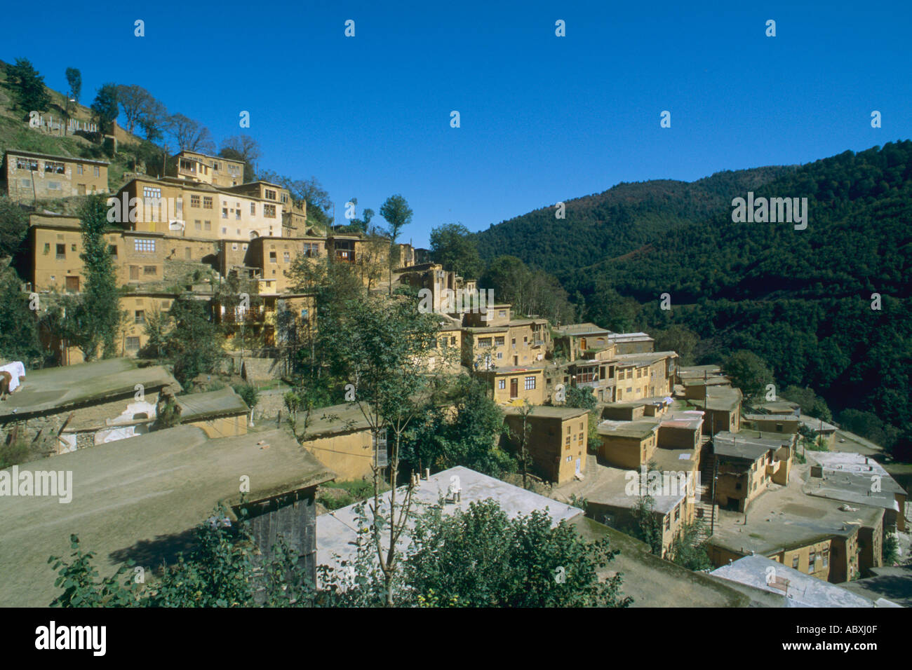 Iran Masuleh mountain village Stock Photo - Alamy