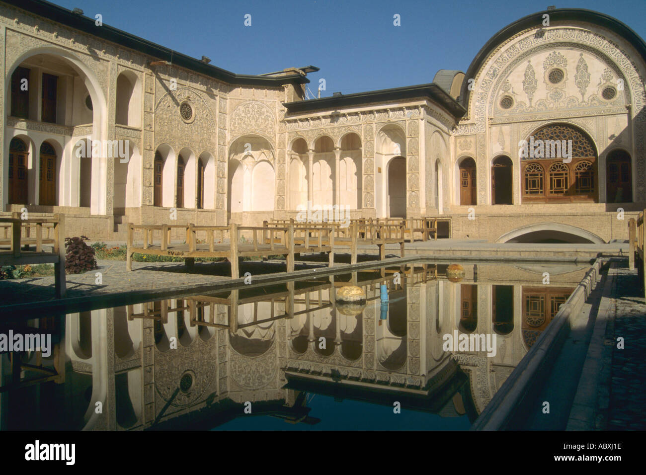 Iran Kashan traditional mansion Stock Photo - Alamy