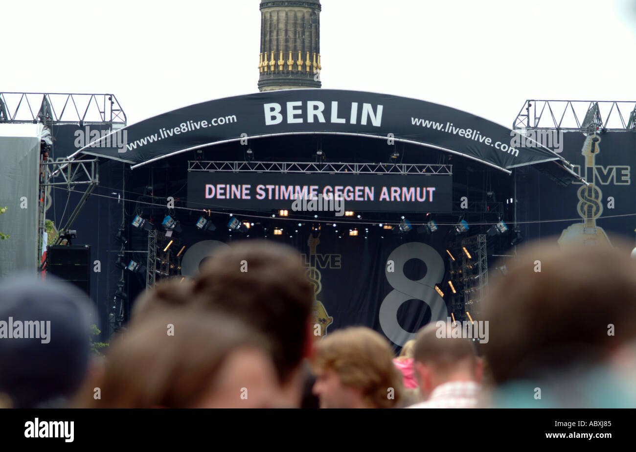 Live 8 concert 2005 hi-res stock photography and images - Alamy