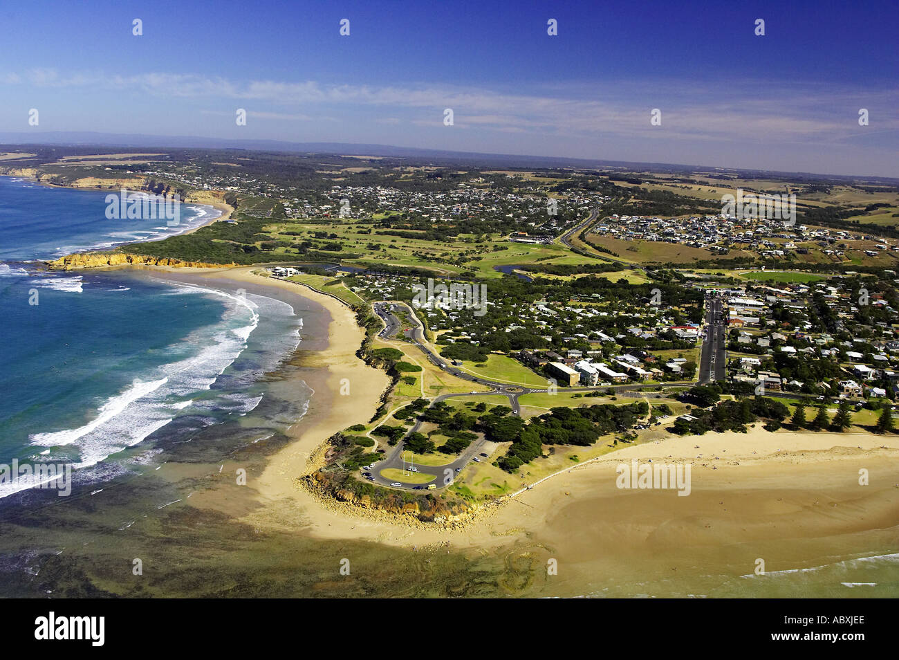Torquay Victoria Australia aerial Stock Photo - Alamy