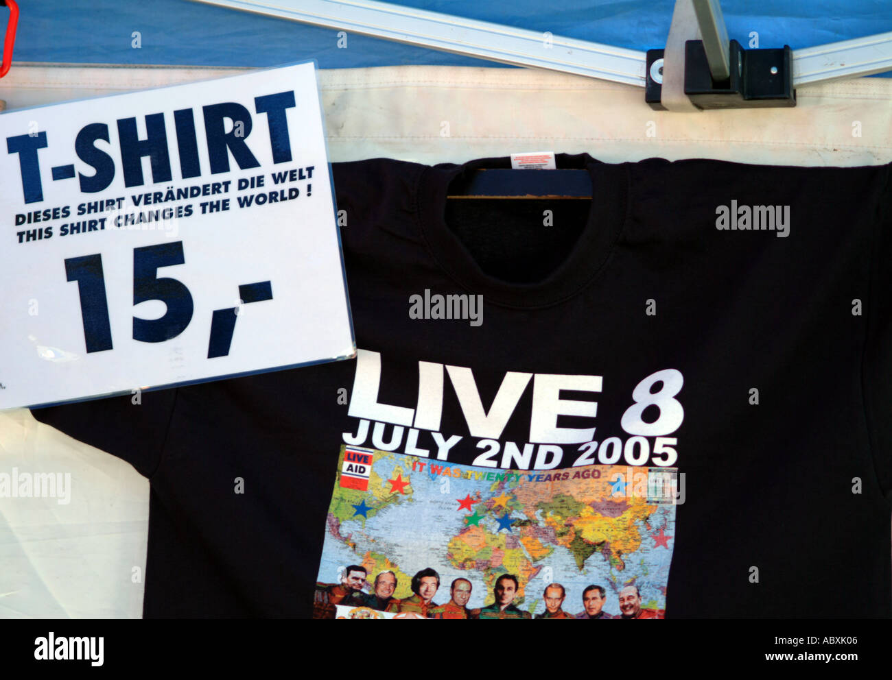 Bob geldof live 8 hi-res stock photography and images - Alamy