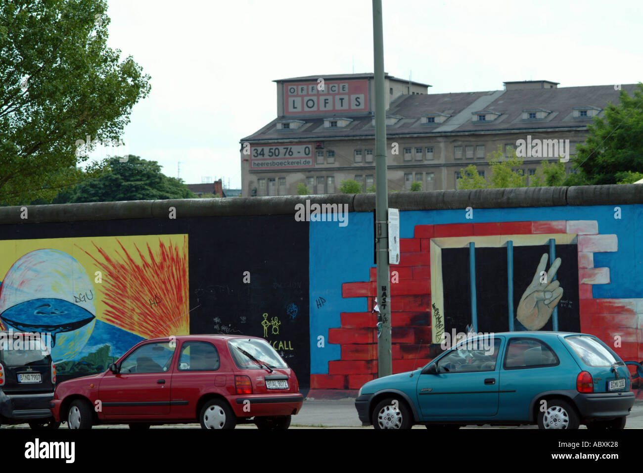 berlin wall ostbahnhof germany DDR east germany divide communism ...
