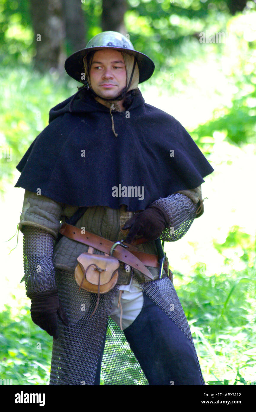 Medieval man portrait Stock Photo - Alamy