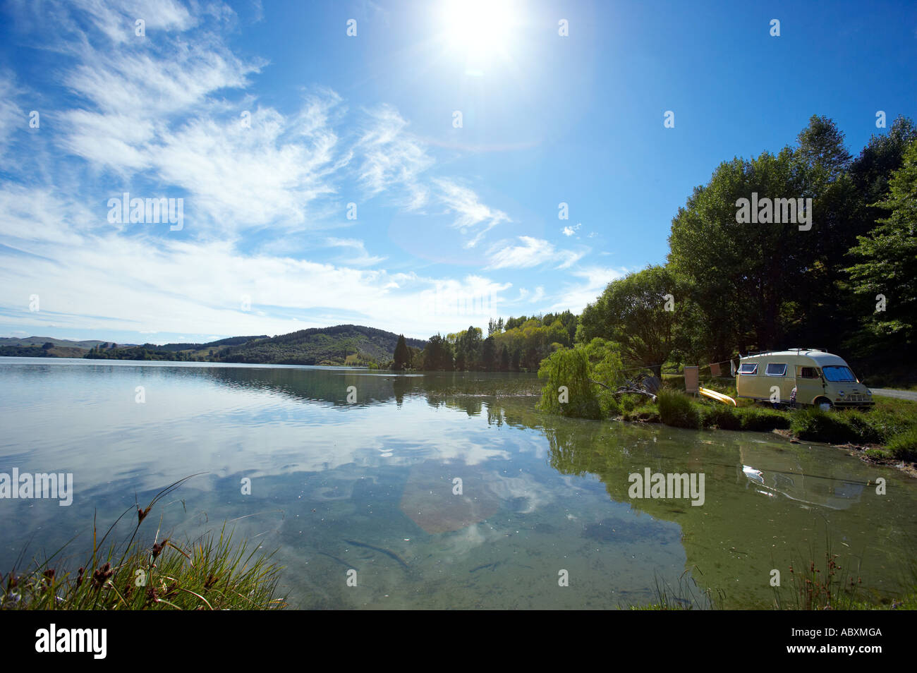 Lake Tutira Hawkes Bay New Zealand Stock Photo - Alamy